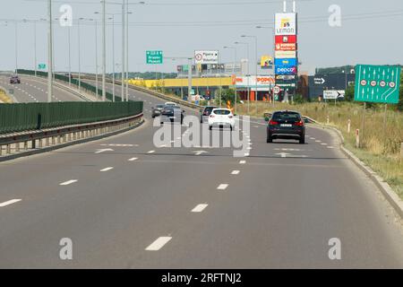 Bucharest, Romania - July 10, 2023: The logo of the Indian ...