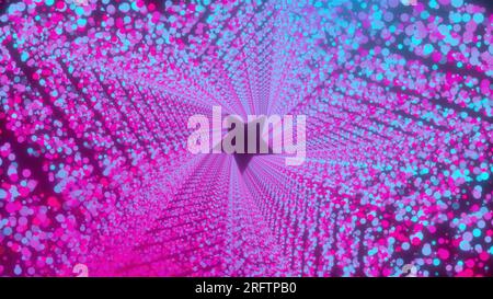 Star tunnel with particles. Computer generated 3d render Stock Photo ...