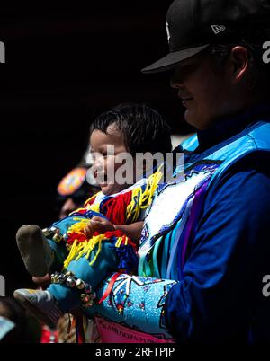 Canada, British Columbia, Kamloops, Kamloopa Pow Wow, Women's ...