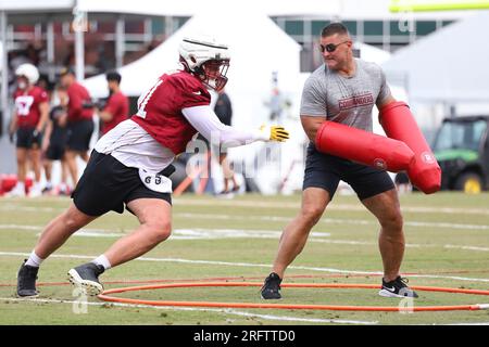 Ashburn VA: Washington Commanders line backer Jacob Martin (55 ...