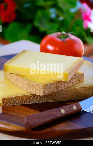 French cheese Comte, three varieties 1 year matured Prestige, fruity ...