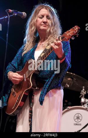 Deborah Bonham performing at the Wickham Festival. August 5, 2023 Stock ...