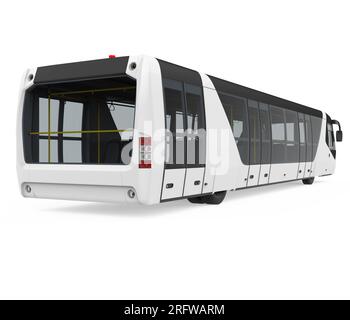Airport Shuttle Bus Isolated Stock Photo - Alamy