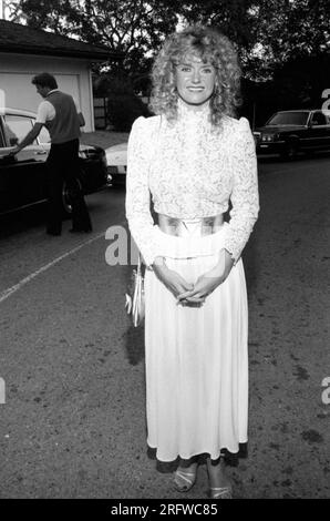 Sharon Farrell seen arriving to a party at Jerry Buss' newly-purchased ...