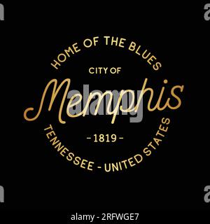 Memphis logo. Memphis, Tennessee design template. Vector and ...