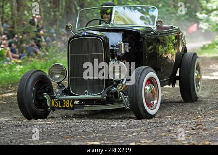 Hot rod on the Hayride hill climb , England Stock Photo - Alamy