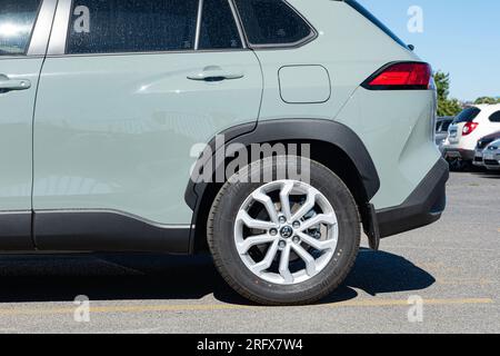 ISTANBUL, TURKEY - JULY 29, 2023: Toyota Corolla Cross is a compact ...