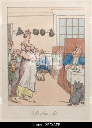 Slap-Bang Shop 1815 by Thomas Rowlandson Stock Photo - Alamy
