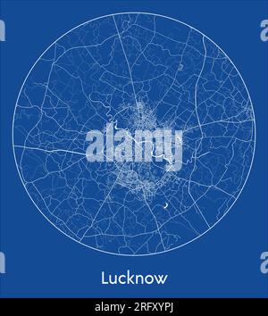 Urban vector city map of Lucknow, India Stock Vector Image & Art - Alamy