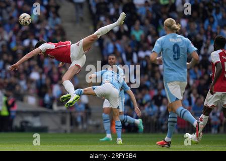 Arsenal's Declan Rice during the FA Community Shield match at Wembley ...
