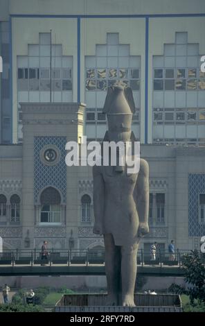 Egypt - Cairo - Ramses Square, the colossal statue of Ramses II Stock ...
