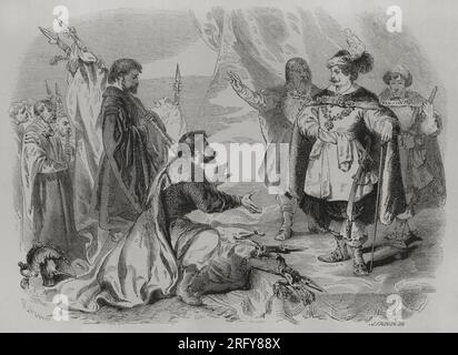 A Russian Tsar with his Boyars Stock Photo - Alamy