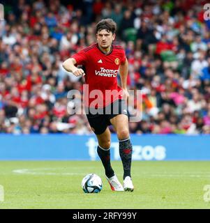 Harry Maguire of Manchester United on the bench during the Premier ...
