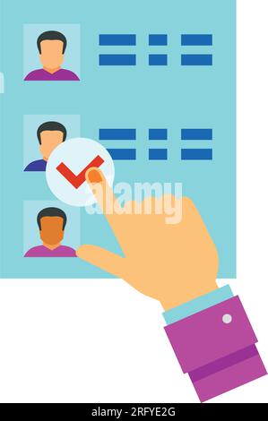 Ballot Paper icon vector image. Suitable for mobile application web ...
