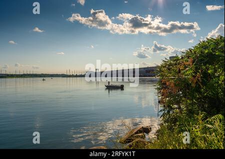 The Moses Sanders Power Dam, Cornwall, Ontario, Canada Stock Photo - Alamy