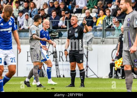 Lyngby, Denmark. 06th Aug, 2023. Tobias Storm (24) of Lyngby BK seen ...