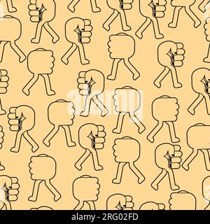 Fists hit each other pattern seamless. Fists fight background Stock ...