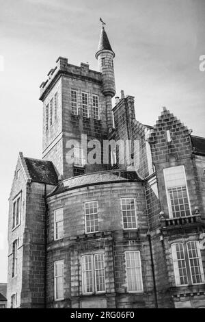 The Dalrymple Hall in Fraserburgh, North East Scotland, on a sunny day ...