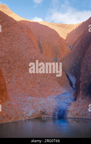 Mutitjulu waterhole, a sacred site and reliable water source at the ...