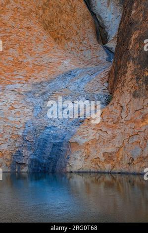 Mutitjulu waterhole, a sacred site and reliable water source at the ...