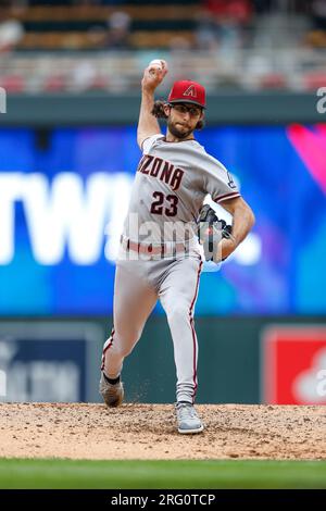 Arizona Diamondbacks starting pitcher Zac Gallen (23) in the sixth ...