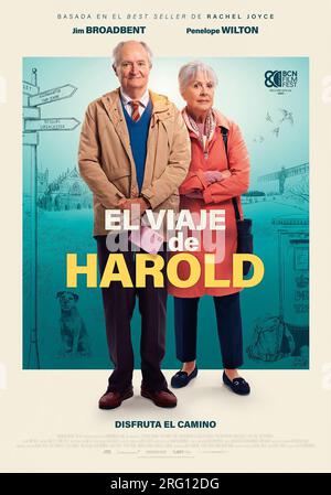 The Unlikely Pilgrimage of Harold Fry poster Stock Photo - Alamy