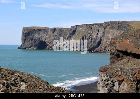Rock gate Dyrholaey peninsula fantastic coastal landscape-Iceland Stock ...