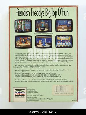 PC MS-DOS games, Fiendish Freddy's Big Top O' Fun Stock Photo - Alamy