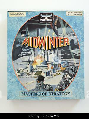 Midwinter Masters of Strategy computer game by Rainbird, box art, front ...