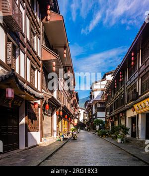 Old Town called Dousha in Yanjin County of Yunnan Province Stock Photo ...