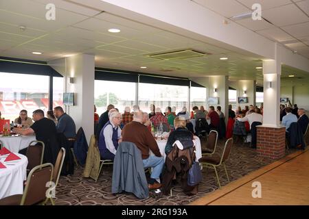 General view of the Aggborough Suite at Aggborough Stadium, home of ...