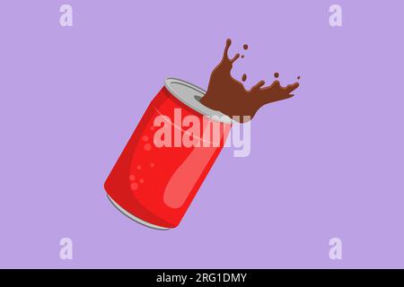 Cola drink character. Comic cartoon pop art retro vector illustration ...
