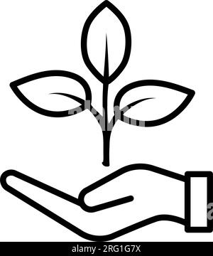 Resources protection isolated concept vector illustration. Protection ...