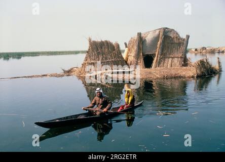 Mesopotamian / Iraqi Marshes with the so called Marsh Arabs Stock Photo ...
