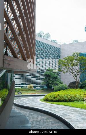 China Yangzhou Great Canal Museum, architecture, artifacts Stock Photo ...