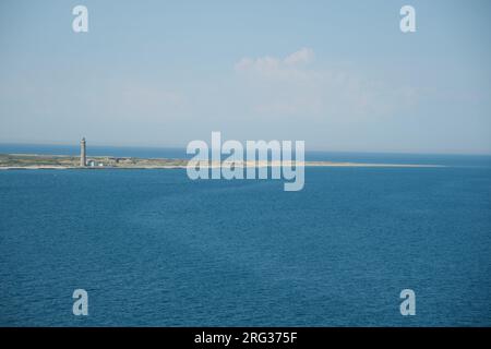 Grenen sandbar spit in Skagen Odde, Denmark where the North Sea and ...