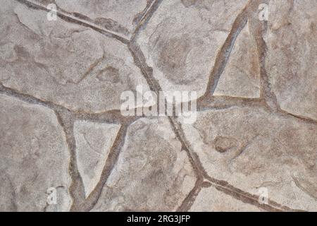 Stamped concrete mosaic patterns, earth tone colors and textures from ...