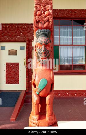 Rotorua. New Zealand. Whakarewarewa the living Maori Village ...