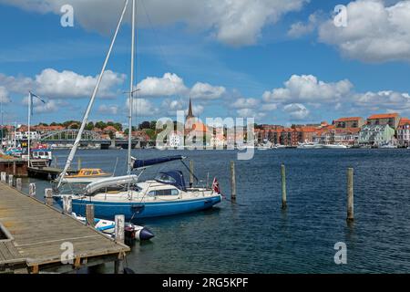 Boats, harbour, Sønderborg, Syddanmark, Denmark Stock Photo - Alamy