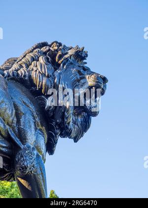 Maiwand Lion, Abbey Quarter, Reading, Berkshire, England, UK, GB Stock ...