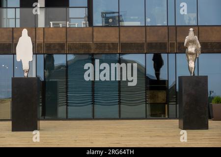 the Sirens' calling sculptures in Halifax Nova Scotia Stock Photo - Alamy