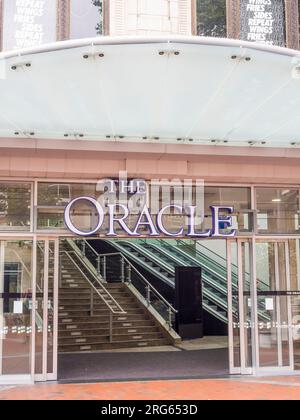 Broad Street Entrance to The Oracle Shopping Centre, Reading, Berkshire ...