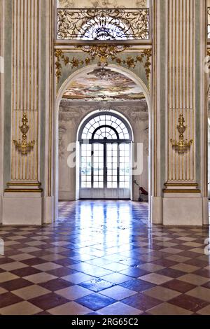 MUNICH, GERMANY - JULY 8: inside nymphenburg castle on July 8,2011 in ...
