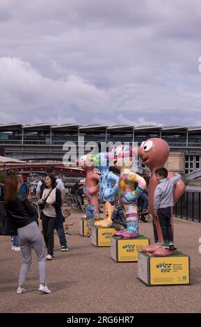 Morph TV Characters Southbank London England Stock Photo - Alamy