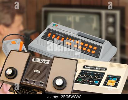 The first home consoles in the history of video games dating back to ...