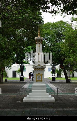 The miniature of the monument of Tugu Jogja (Also called Golong-Gilig ...