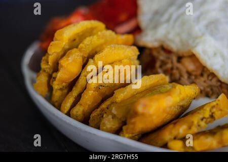 Typical foods of the Peruvian Amazon, the tacacho made with plantains ...