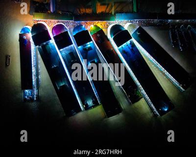 Aerial view of a part of the Barisal city, Bangladesh Stock Photo - Alamy