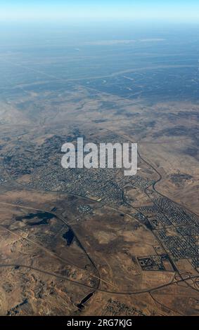 Aerial view of Al Qurayyat, Saudi Arabia Stock Photo - Alamy
