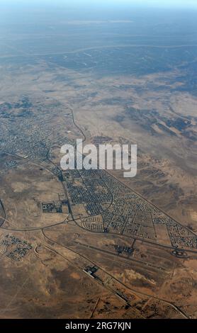 Aerial view of Al Qurayyat, Saudi Arabia Stock Photo - Alamy